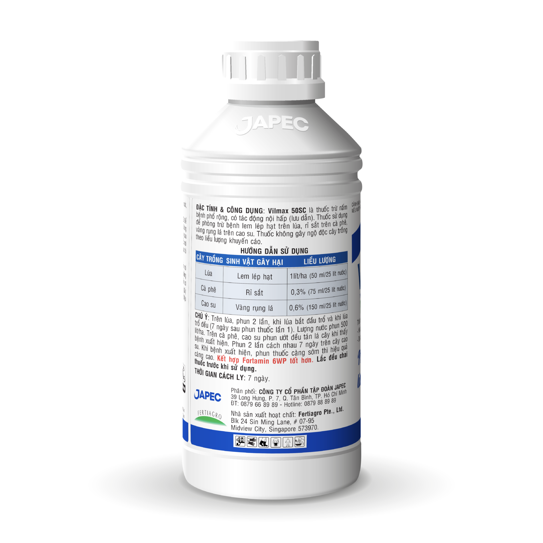 Vilmax 50SC - CÔNG TY CỔ PHẦN TẬP ĐOÀN JAPEC